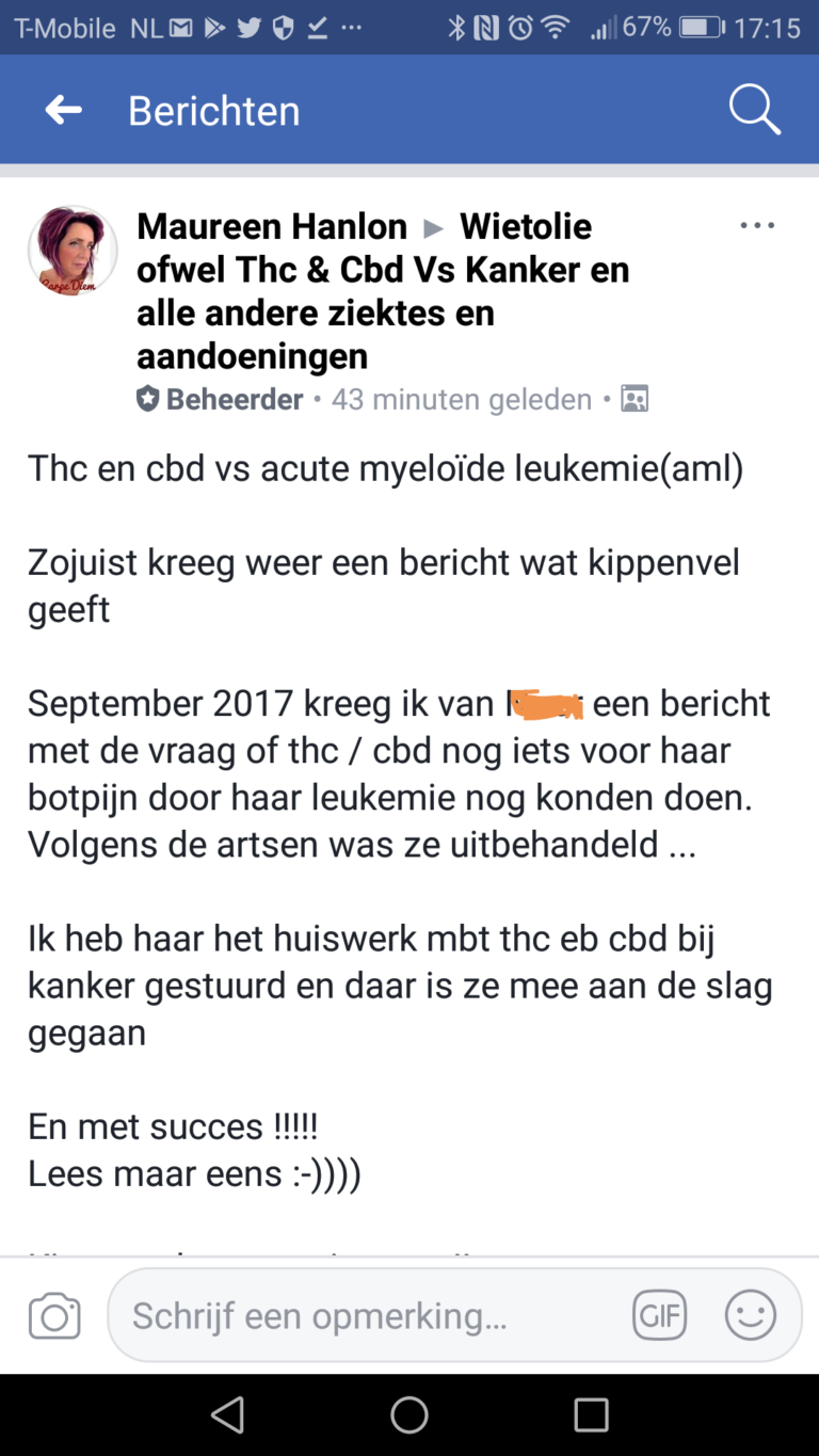 96) Acute Myeloide Leukemie, chloromen (tumoren) zijn weg en geen pijn ...